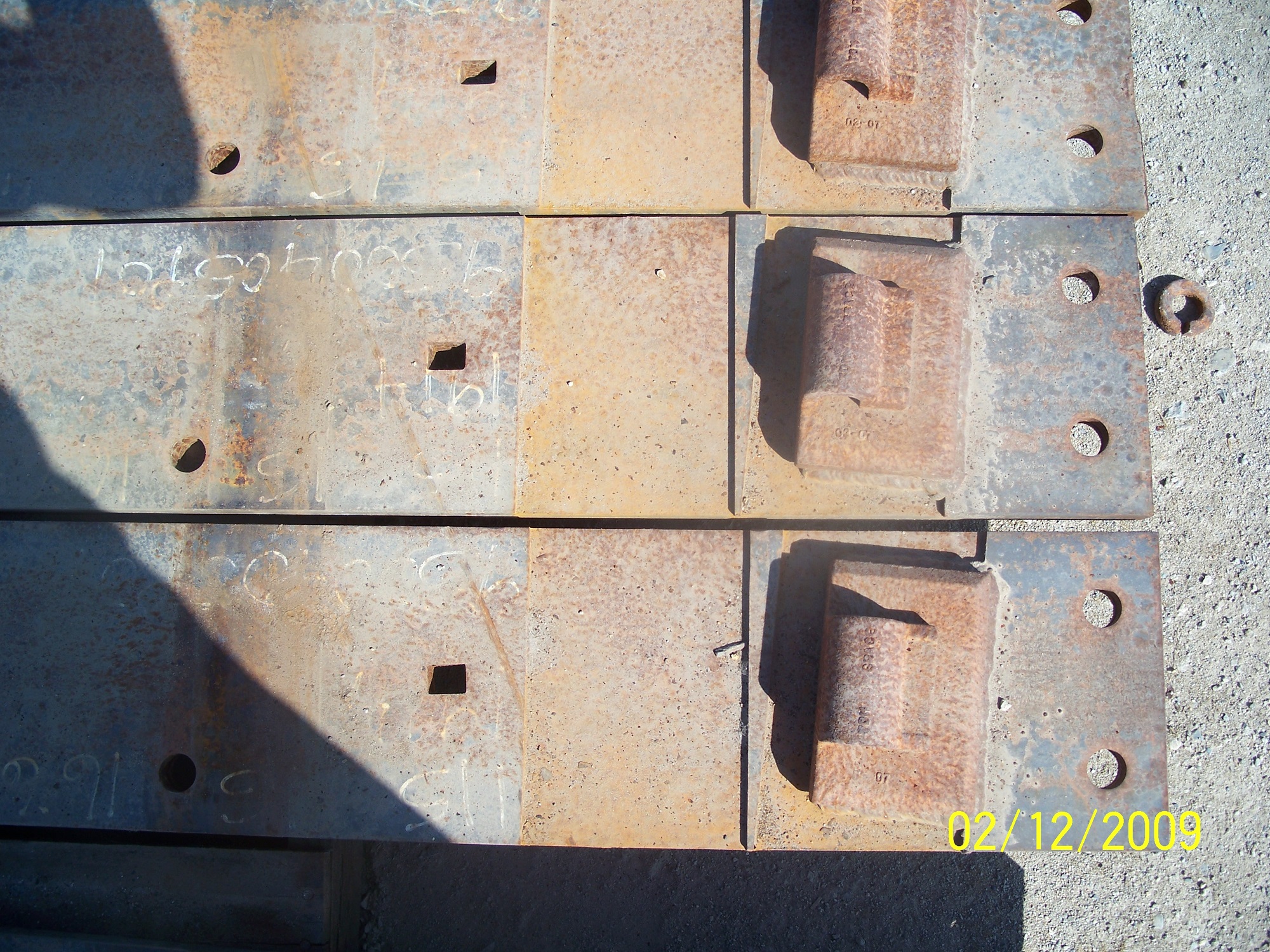 Harmer Steel Products Company - 136 Rail and Gage Plates