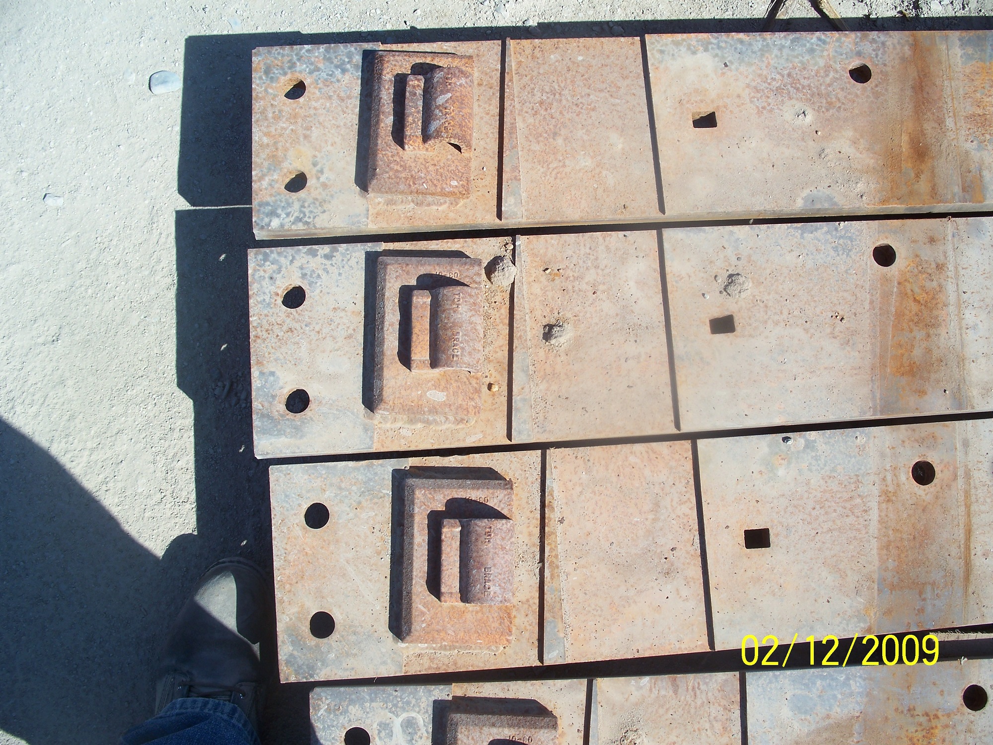 Harmer Steel Products Company - 136 Rail and Gage Plates