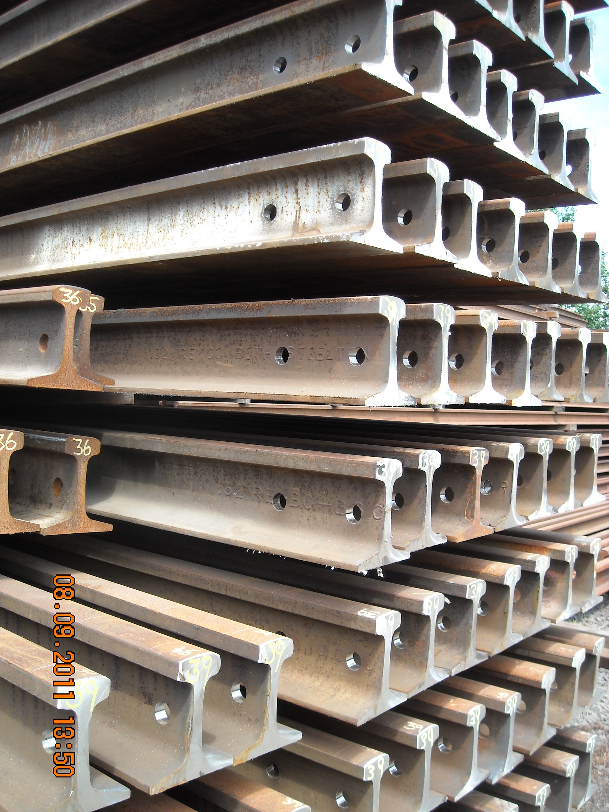 Harmer Steel Products Company 132 Lb 2 Relay Rail